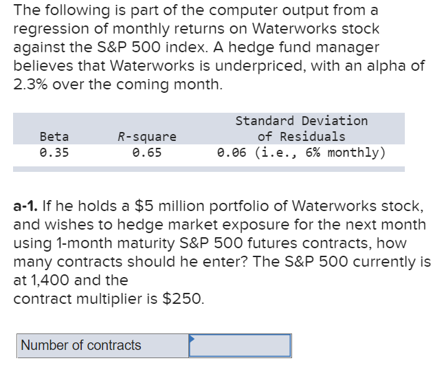 Solved The following is part of the computer output from a | Chegg.com