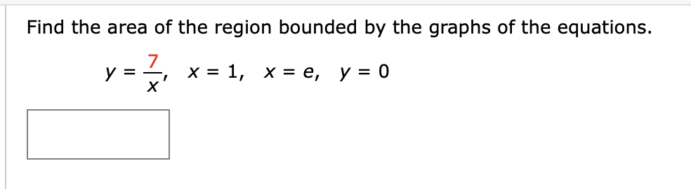 Solved Find the area of the region bounded by the graphs of | Chegg.com