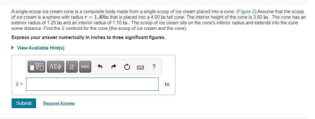 Solved Learning Goal: To be able to find the center of | Chegg.com