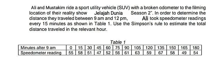 Solved Ali and Mustakim ride a sport utility vehicle (SUV) | Chegg.com