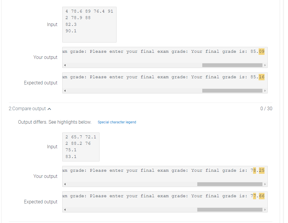 Solved 5.19 Programming Lab 2: Grade Calculator With Methods | Chegg.com