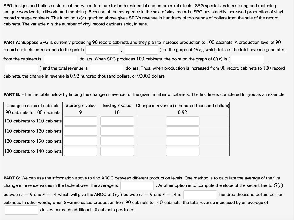 Solved (12 points) 11 S G 10 9 8 8 7 6 5 B Change in Rev 3 А | Chegg.com