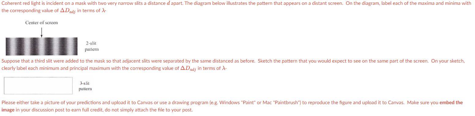 Solved clearly label each minimum and principal maximum with | Chegg.com