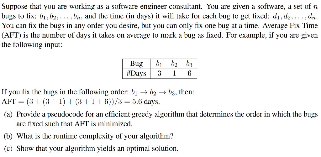 Solved Suppose that you are working as a software engineer | Chegg.com