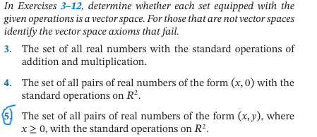 Solved In Exercises 3-12, ﻿determine whether each set | Chegg.com
