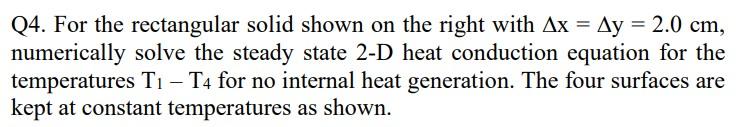 Solved Q4. For the rectangular solid shown on the right with | Chegg.com