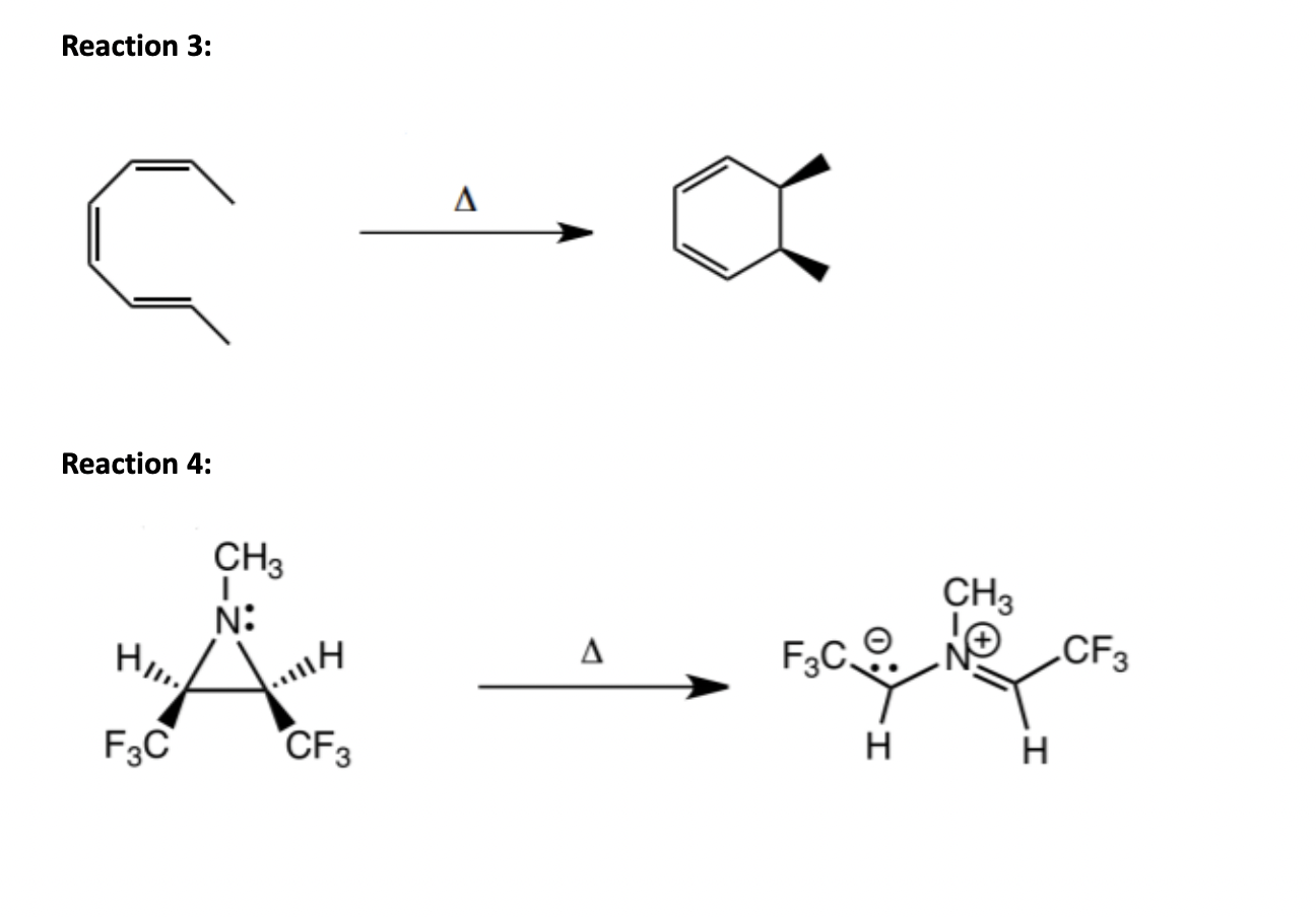Solved 1) Each group member has been assigned 4 reactions | Chegg.com