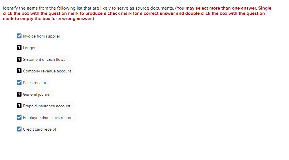 Solved Identify the items from the following list that are | Chegg.com