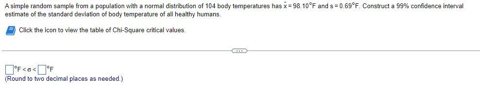 Solved A simple random sample from a population with a | Chegg.com