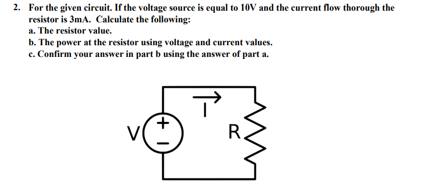 Solved 2. For the given circuit. If the voltage source is | Chegg.com