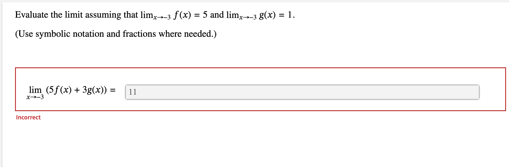 Solved Evaluate the limit assuming that limx→-3f(x)=5 ﻿and | Chegg.com