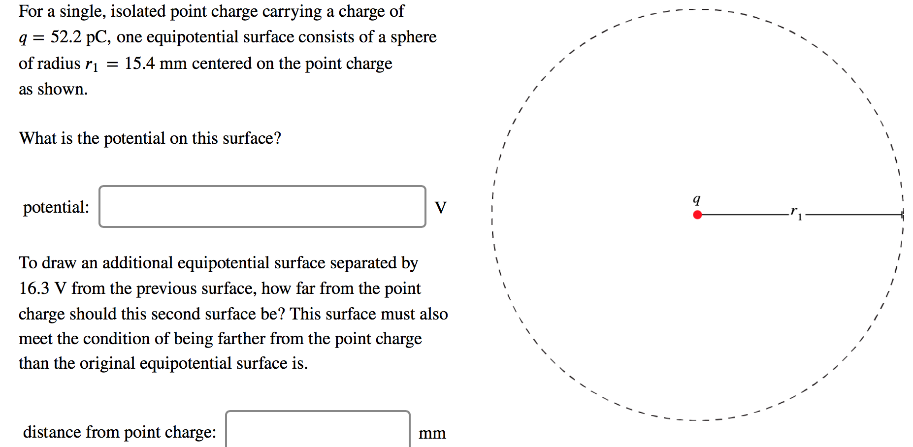 Solved - For a single, isolated point charge carrying a | Chegg.com