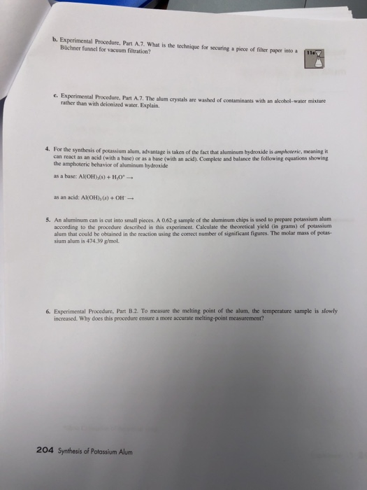Solved Experiment 15 Prelaboratory Assignment Synthesis of | Chegg.com