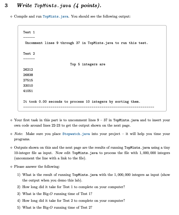 Lab 7c In this assignment, you will implement the | Chegg.com