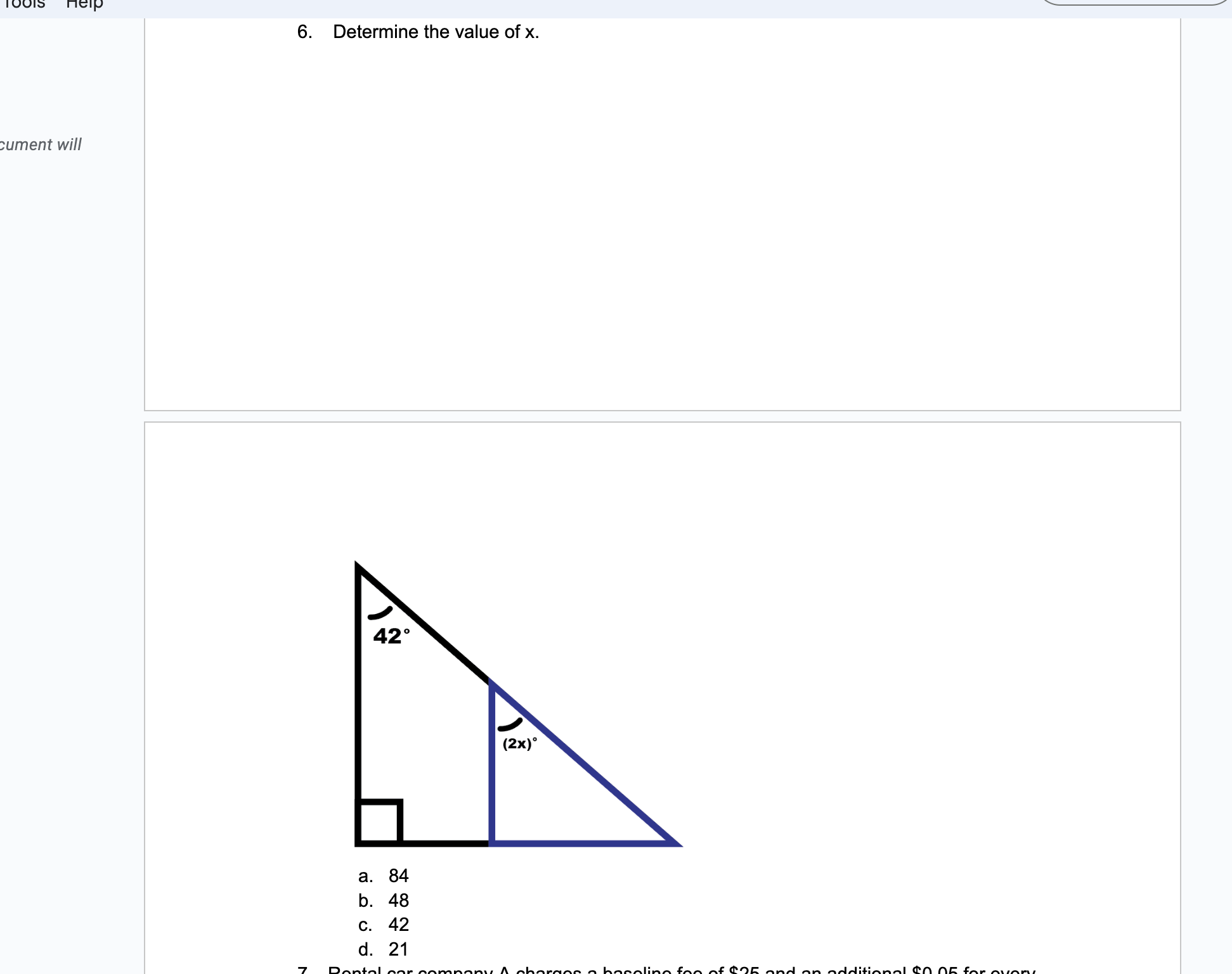 Solved Show me the steps to solve Determine the value of | Chegg.com