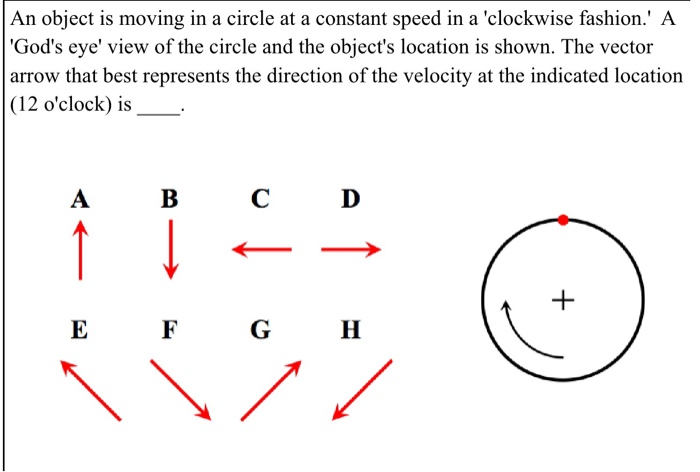 Solved An object is moving in a circle at a constant speed | Chegg.com