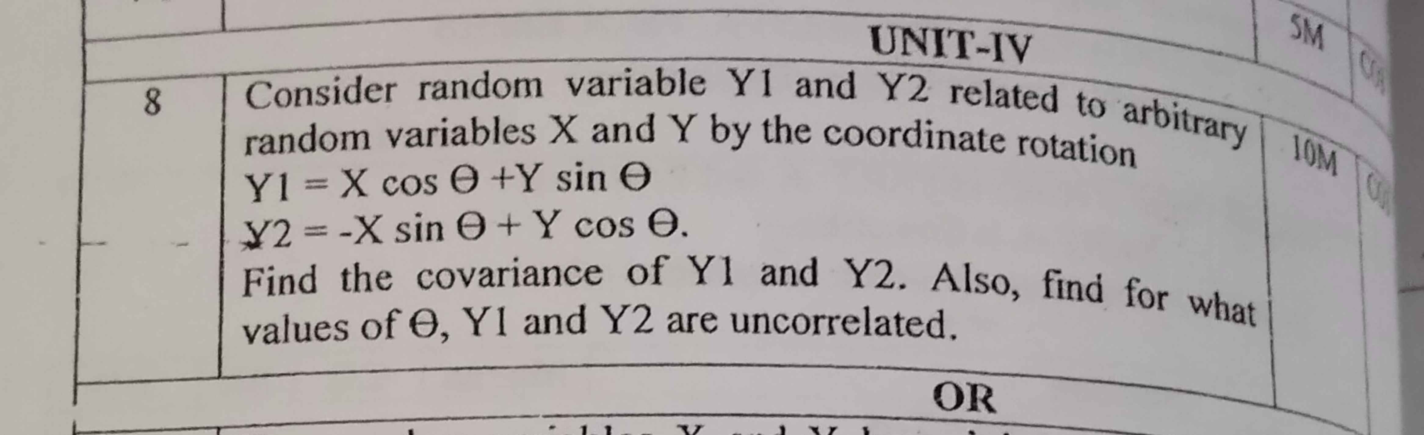 Solved Unit Ivconsider Random Variable Y1 ﻿and Y2 ﻿related 