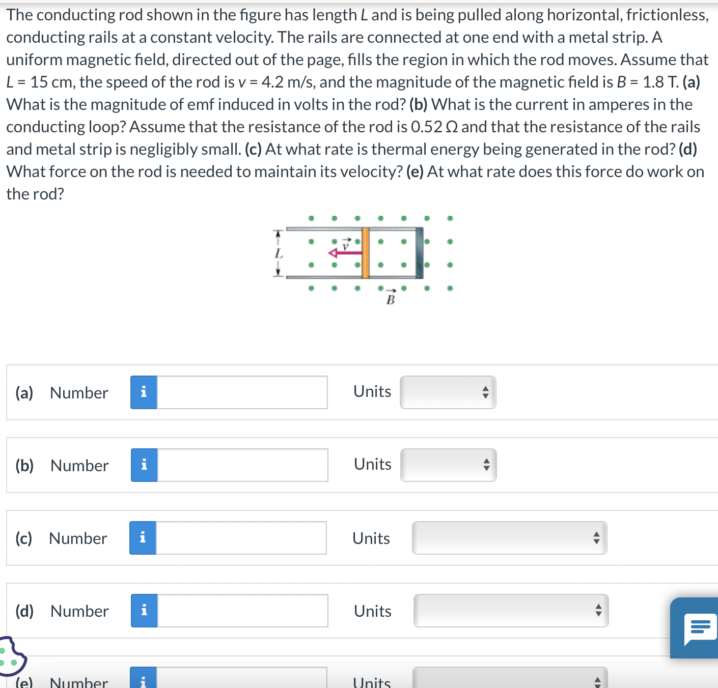 Solved The conducting rod shown in the figure has length L | Chegg.com