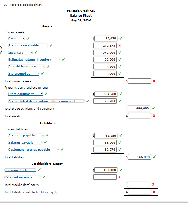 Solved Palisade Creek Co. Unadjusted Trial Balance May 31, | Chegg.com
