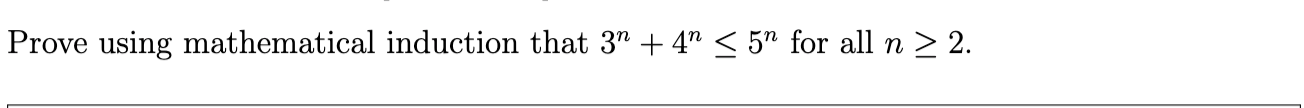 Solved Prove using mathematical induction that 3n +4n