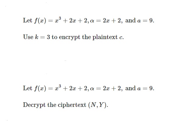 Solved Let f(x) be monic irreducible polynomial of degree 3 | Chegg.com