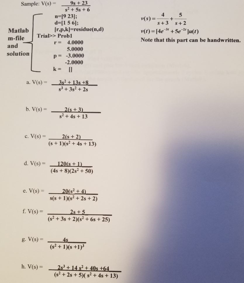 Solved Analog Signal Processing and Filter Design Find | Chegg.com