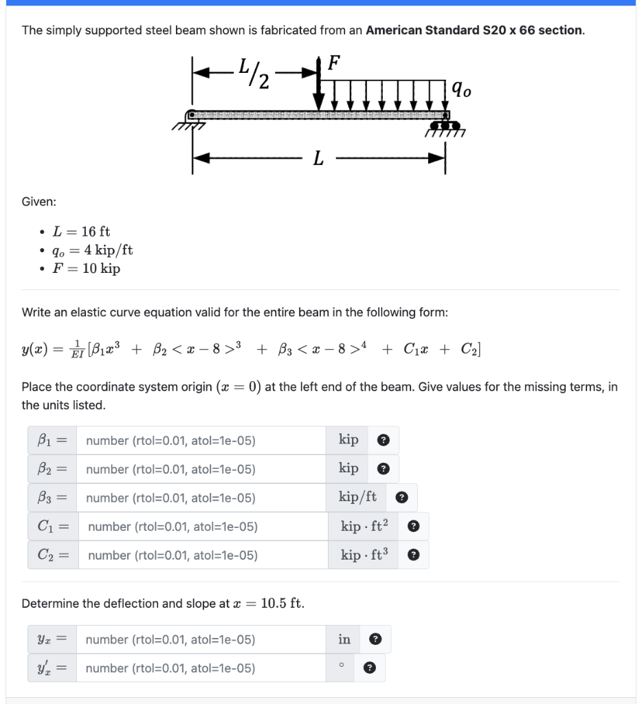 Solved The simply supported steel beam shown is fabricated | Chegg.com
