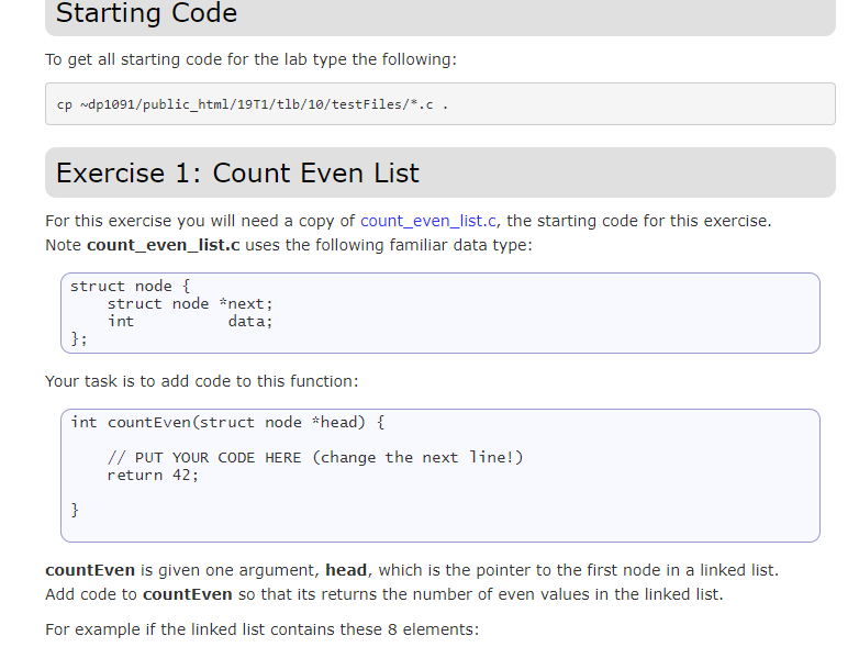 Solved Starting Code To get all starting code for the lab | Chegg.com