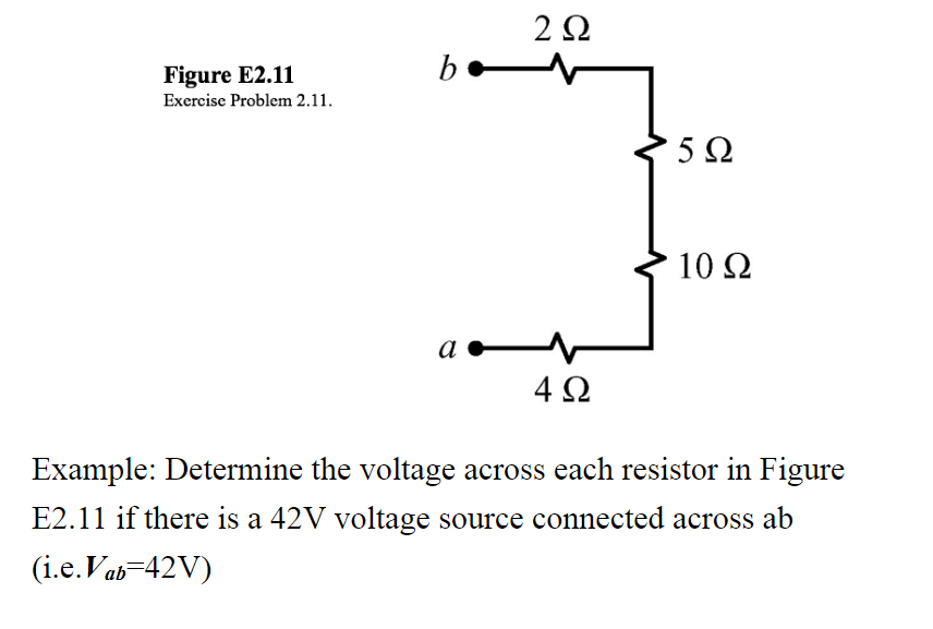 Solved Figure E2.11 Exercise Problem 2.11. Example: | Chegg.com