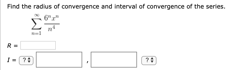 Solved 1. Find the radius of convergence and interval | Chegg.com