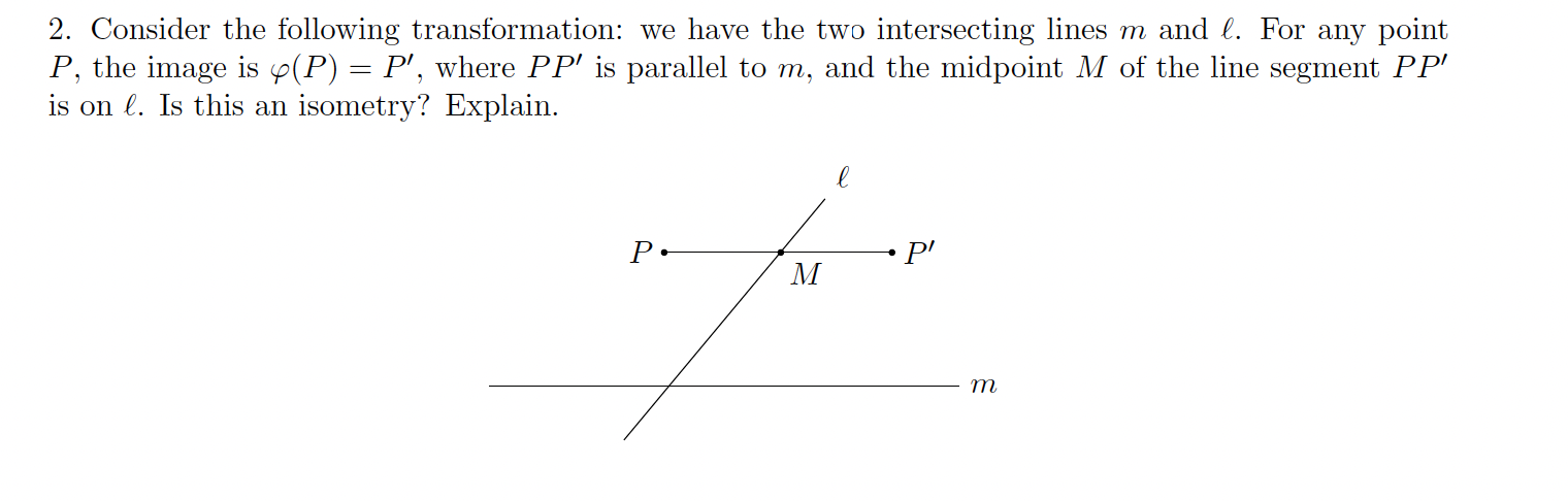 Solved Consider the following transformation: we have the | Chegg.com