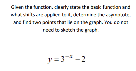 Solved Given the function, clearly state the basic function | Chegg.com