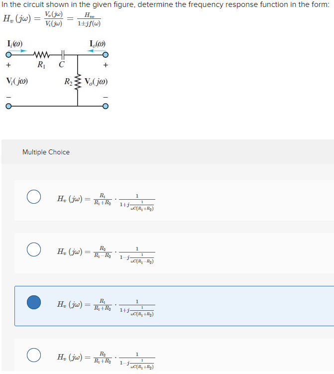 Solved In the circuit shown in the given figure, determine | Chegg.com