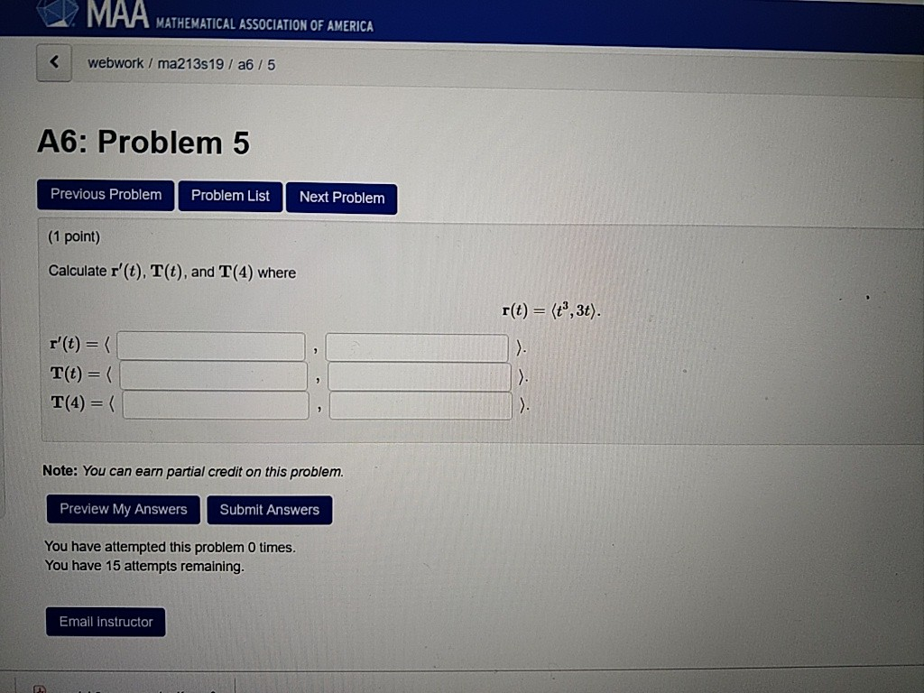Solved MAA MATHEMATICAL ASSOCIATION OF AMERICA | Chegg.com