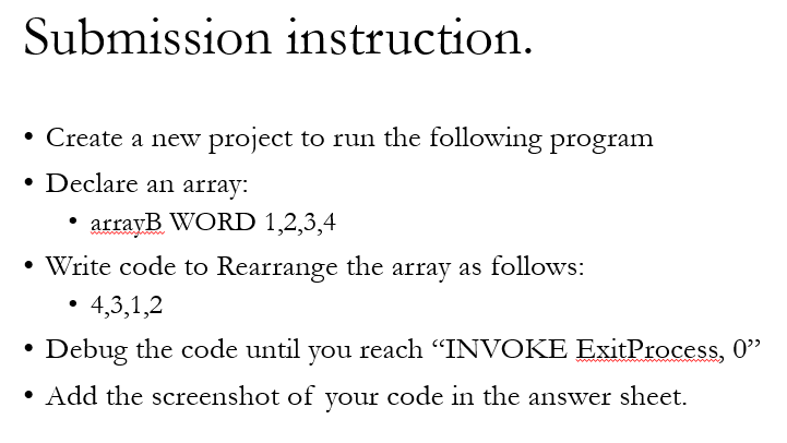 Solved Submission instruction. • Create a new project to run | Chegg.com