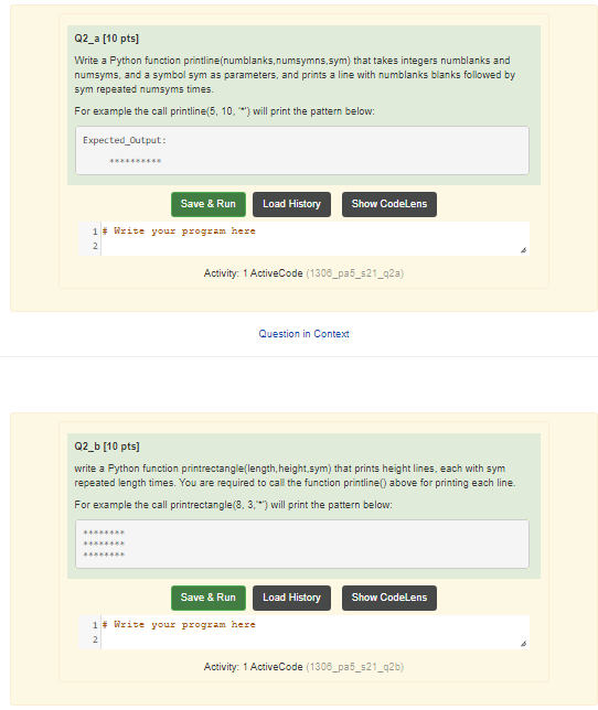 Solved Q2_a (10 pts] Write a Python function | Chegg.com