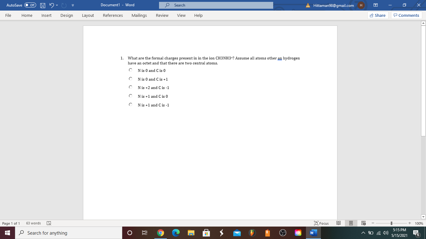 Solved AutoSave Of Document1 - Word Search A | Chegg.com