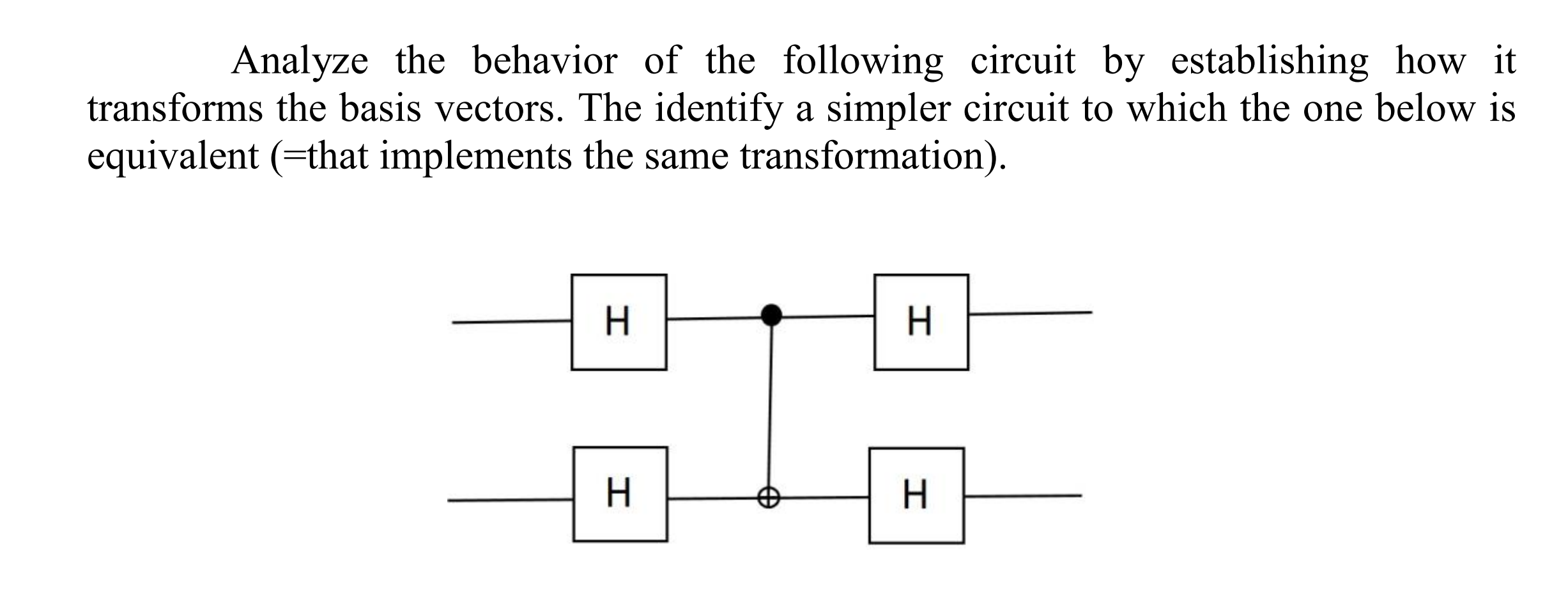 Solved Analyze the behavior of the following circuit by | Chegg.com
