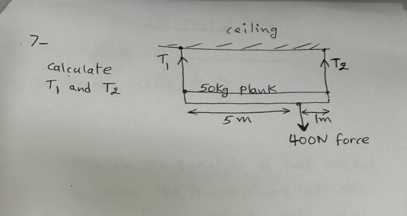 Solved calculate T1 and T2 | Chegg.com
