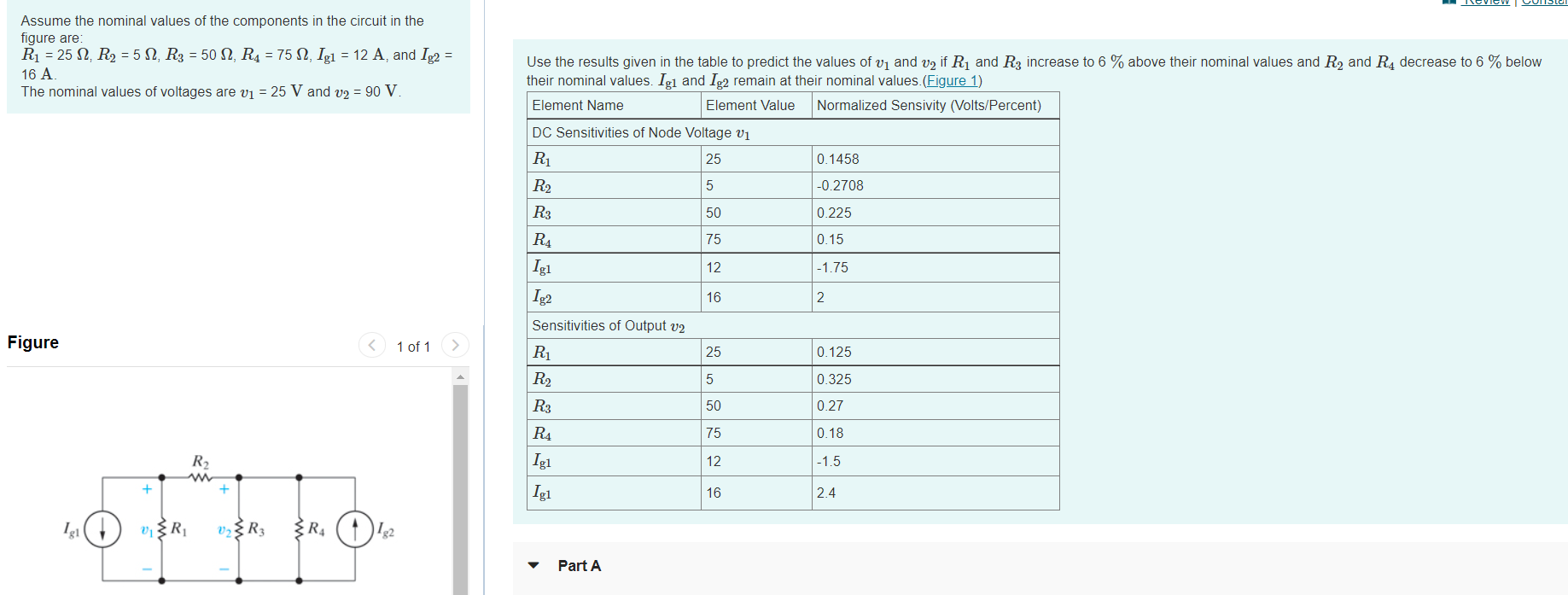Solved VUUSLC Assume the nominal values of the components in | Chegg.com