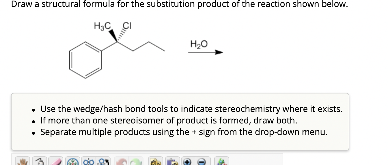 Solved - Use the wedge/hash bond tools to indicate | Chegg.com