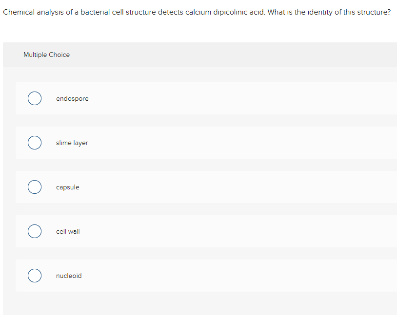 Solved Chemical analysis of a bacterial cell structure | Chegg.com
