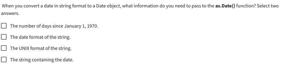 Solved When you convert a date in string format to a Date | Chegg.com