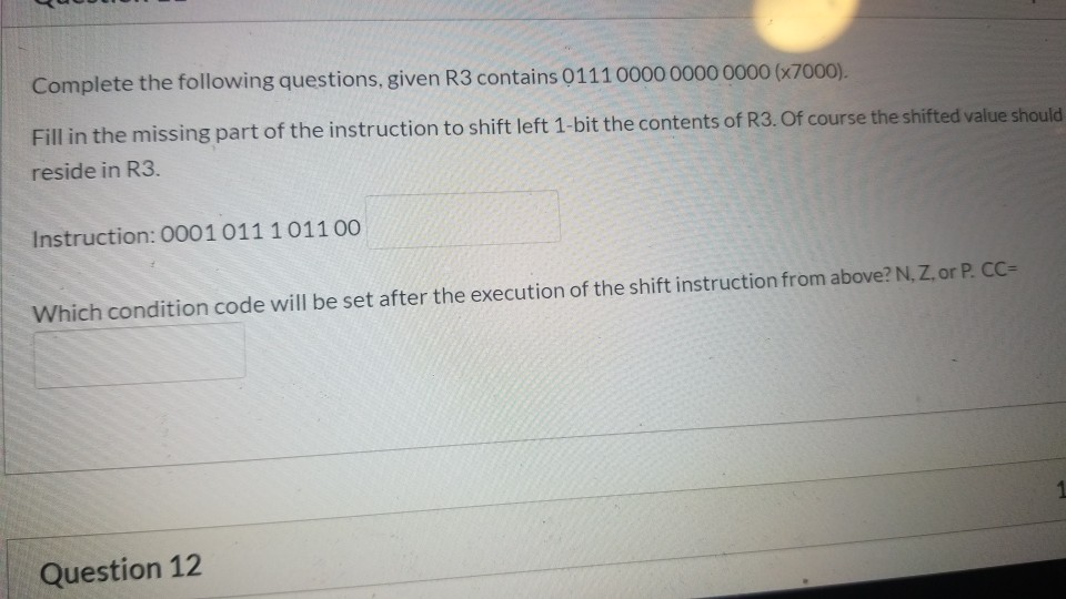 Complete the following questions, given R3 contains | Chegg.com