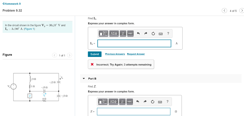 Solved Homework 9 Problem 9.32 4 of 5 > Find Ib Express your | Chegg.com