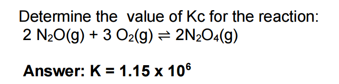 Solved 9. Given the following equilibrium constant values | Chegg.com