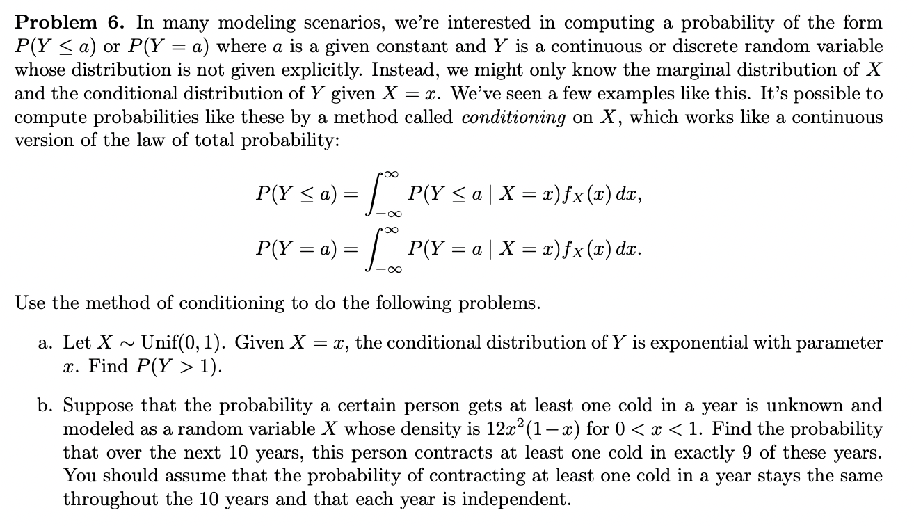 Solved Problem 6. ﻿Please answer all parts thank you | Chegg.com
