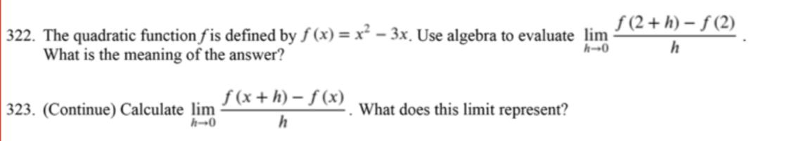 Solved 322. The quadratic function f is defined by | Chegg.com