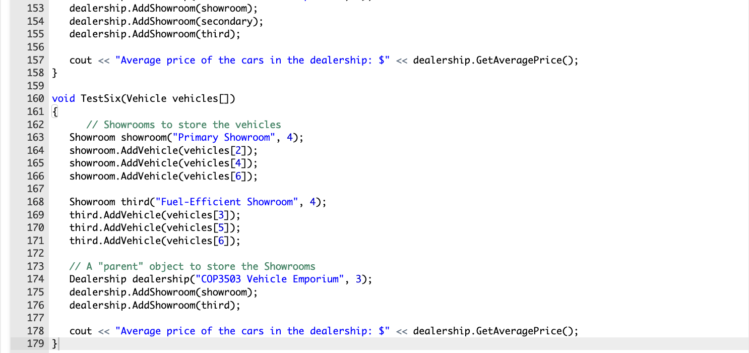 Solved I am stuck on my C++ homework please get back to me | Chegg.com
