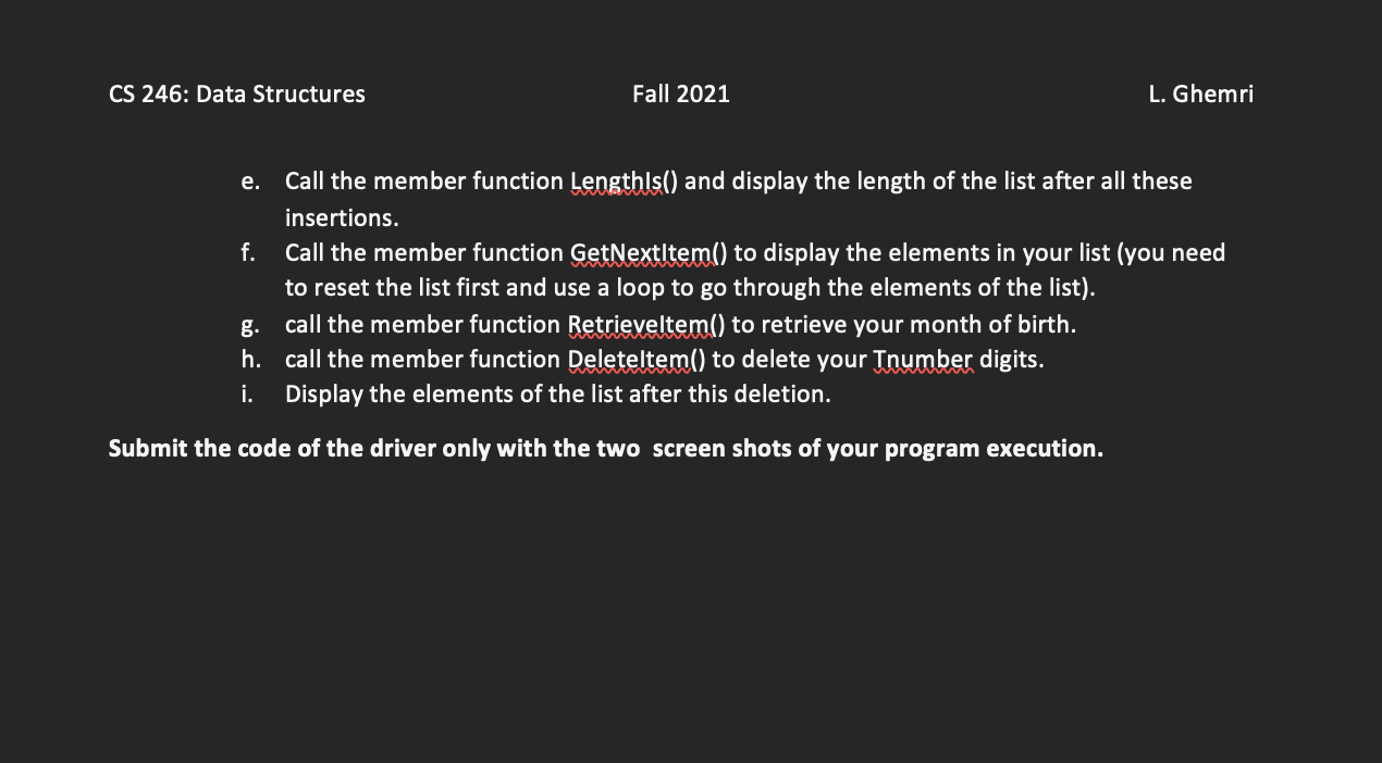 Solved A3 Part 1: - In the file Unsorted ListFiles-F21.txt, | Chegg.com